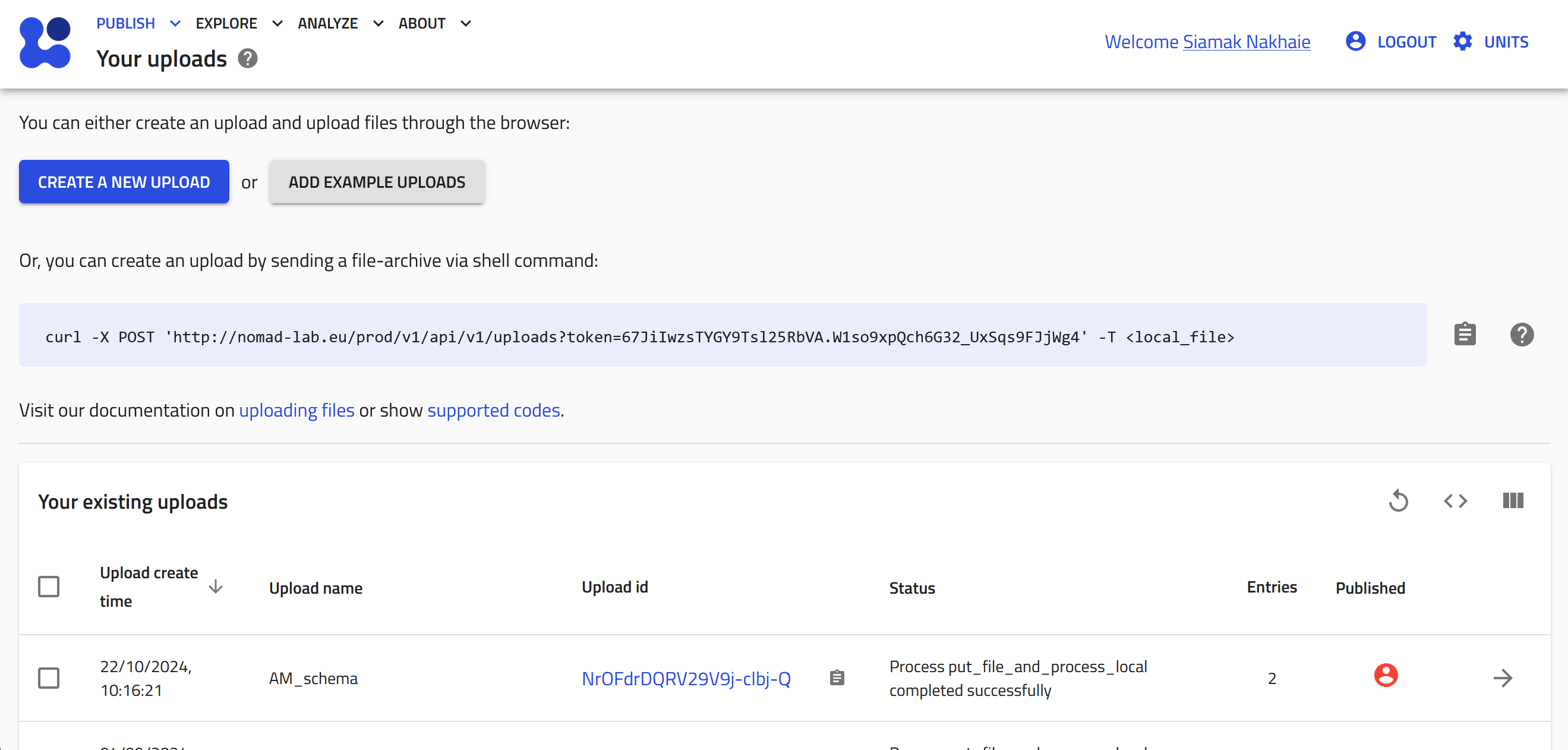 Using the Tabular Parser - NOMAD Onboarding Workshop